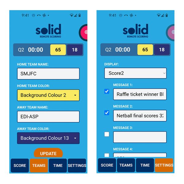 S2 membership - Remote App, manual scoring (not PlayHQ) – Solid Display ...